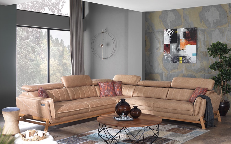 Relax Corner Modern Sofa Set - Sleek Living
